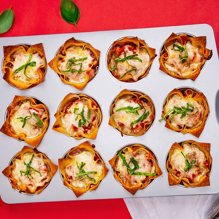 Mini Lasagna Cups Recipe | Winn-Dixie Supermarket