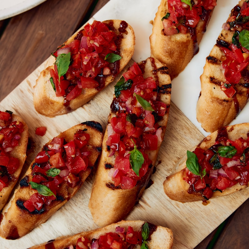 Classic Italian Bruschetta with Fresh Tomatoes and Basil Recipe | Winn ...